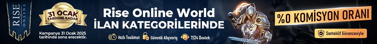 Rise Online Item Satış - İlan Pazarı - Sonteklif