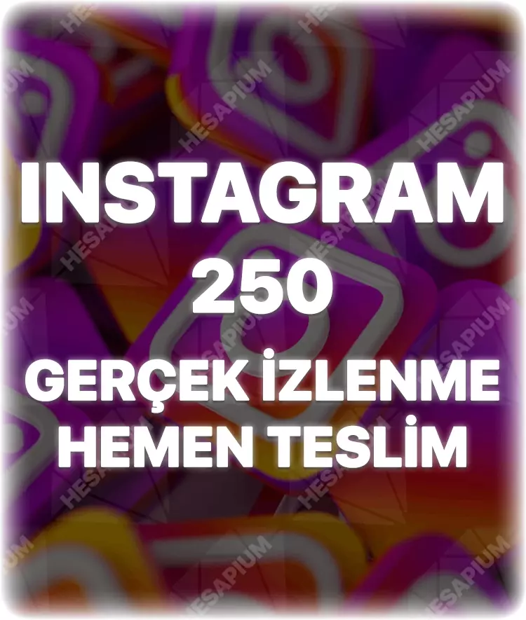 Instagram 250 Organik İzlenme - Keşfet E - Sonteklif